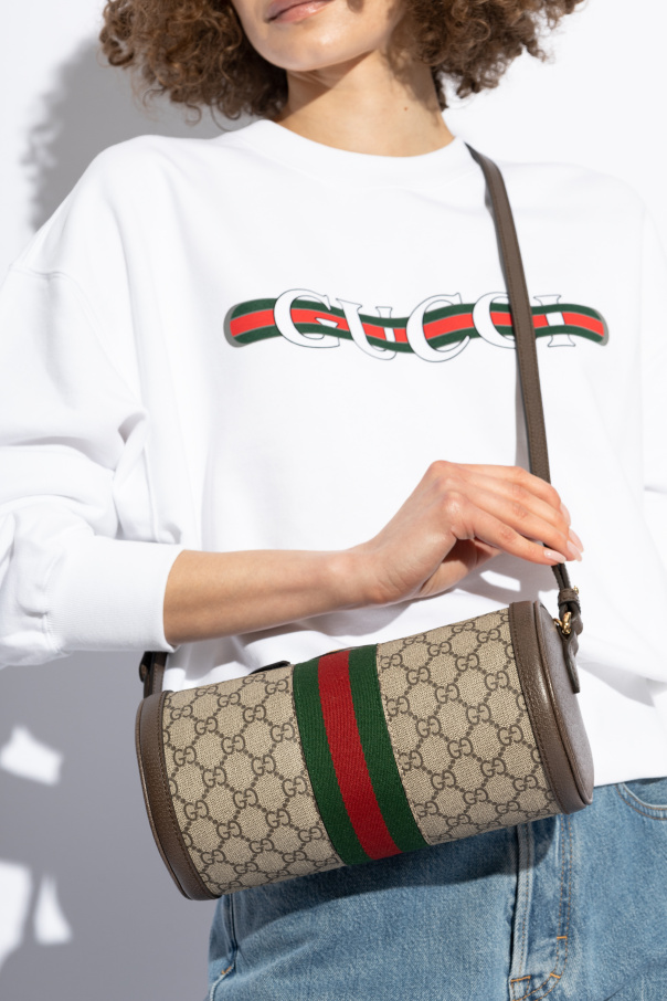 Beżowy Torba na ramię z monogramem Gucci - Vitkac Polska